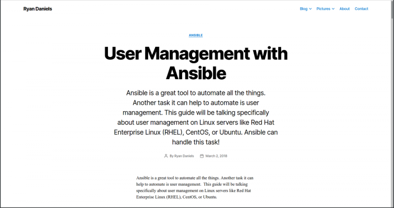 How To Set Up And Customize WordPress Twenty Twenty Theme - Ryan Daniels