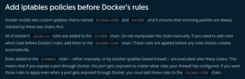 Docker And The Iptables Input Chain Ryan Daniels